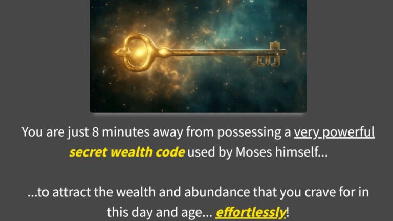 Moses Wealth Code Review: Attract Wealth with Sound