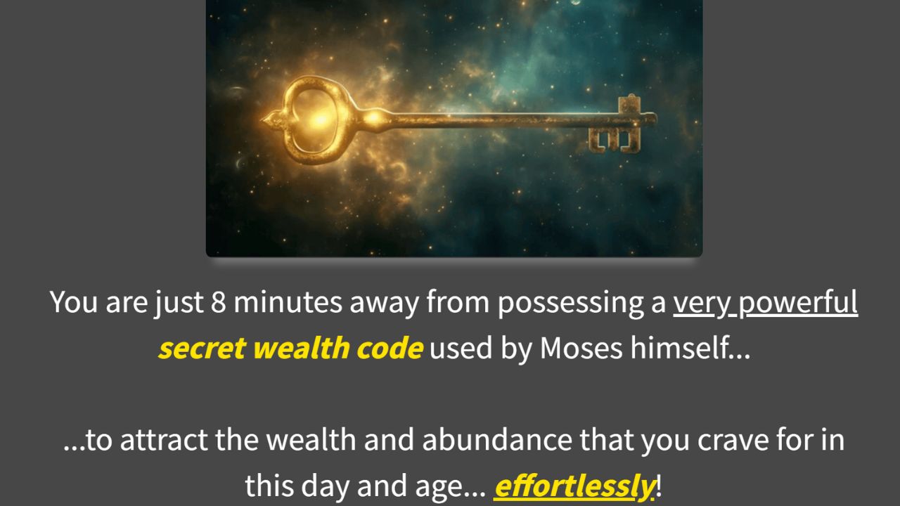 Moses Wealth Code Review: Attract Wealth with Sound